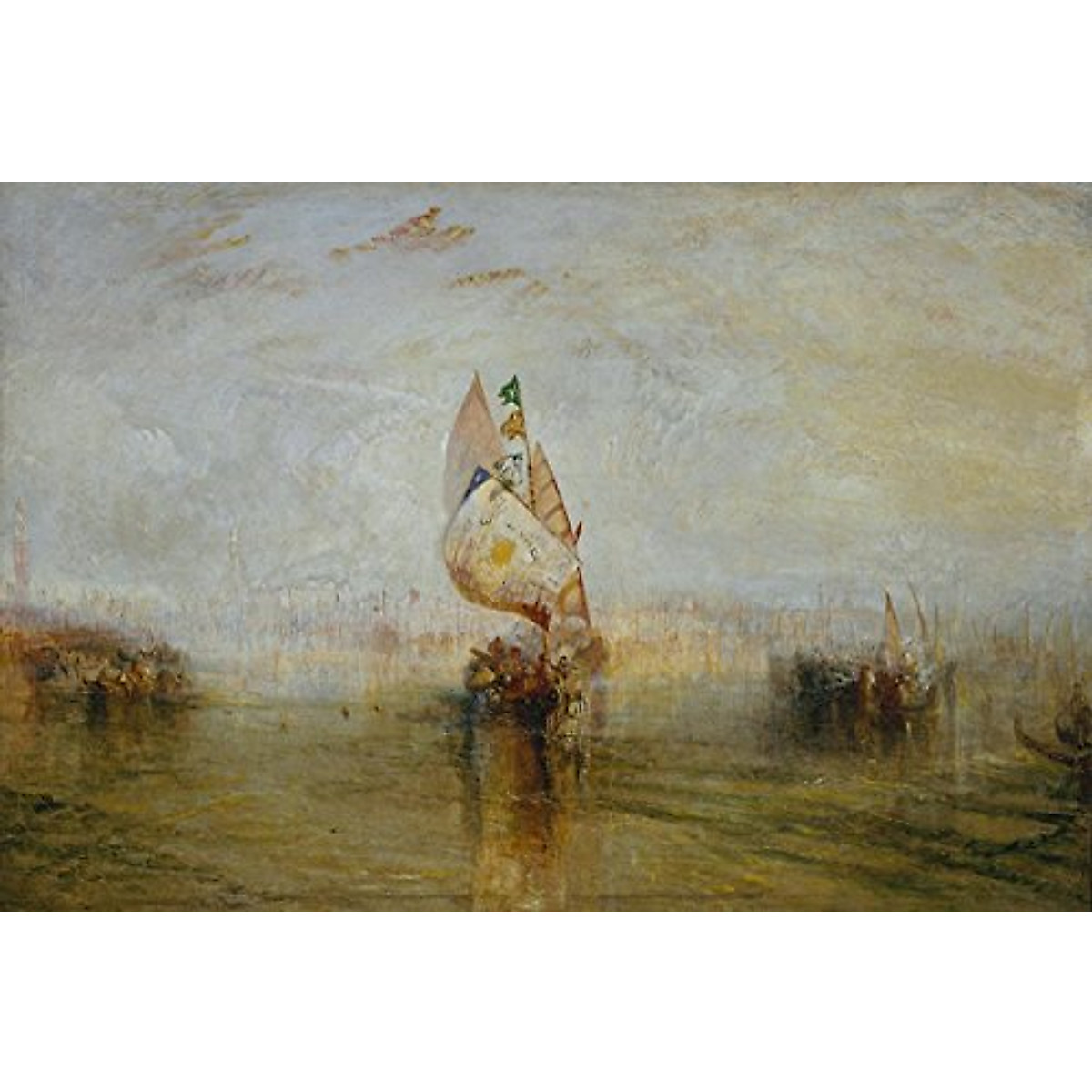 21"x14" Fine Art Quality Poster: Joseph Mallord William Turner - Sarah Monks, Suffer a Sea-Change Turner, Painting, Drowning The Art of the Sublime Tate