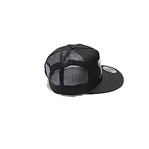 TJ Snapback Mesh Trucker Black