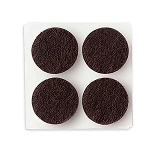 Scotch FP821-44NA 1 Inch Felt Pads, 1", Brown, 44 Count
