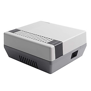 GeeekPi Case for Raspberry Pi 3B+, Pi Case with Fan, Retro Gaming Nes3Pi Case with Cooling Fan, Pi Heatsinks for Raspberry Pi 2B/3B/3B+