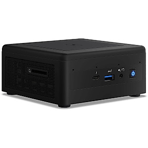 Intel NUC 11 Canyon Performance Kit Windows 10 Pro Business Mini PC Desktop, Quad-Core i7, 16GB DDR4 RAM, 256GB PCIe SSD, WiFi 6, Bluetooth, Thunderbolt 3, 64GB Flash Drive