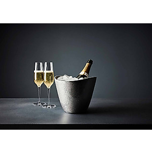 nambe Vie Champagne Bucket | Wine & Champagne Cooler for Parties, Dinner, Kitchen, Bar Cart | Insulated to Keep Wine & Beverages Cold | Gift for Wine Enthusiasts | Made of Metal Alloy