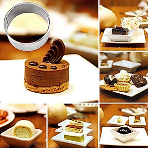 Round Cookie Cutters, Biscuit Cutter Set - 12 Pcs Stainless Steel Circle Cookie Cutters, Round Shapes Cookie Cutters for Baking, Round Set for pastry cutter, Donut Cutter, dough cutter, Ring Mold