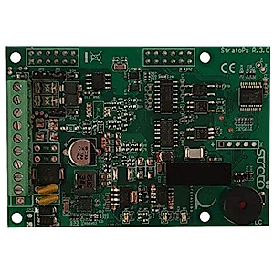 Strato Sfera Labs Pi Base PI4B 2GB - DIN-Rail Case, RS-232/RS-485, Real Time Clock, Hardware Watchdog, Buzzer, Secure Element Chip, CE/FCC/IC/RoHS Compliant