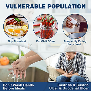 EASYIN H Pylori Test Kit: 2 Pack Helicobacter Pylori Test at Home Results in 10-15 Minutes - Fast & Highly Accurate, Easy to use & Read H-Pylori Test Kit (2)