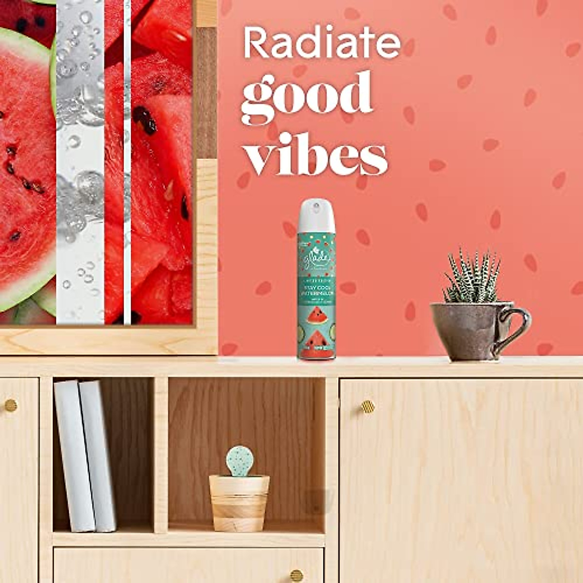 Glade Air Freshener, Room Spray, Stay Cool Watermelon, 8.3 Oz, 2 Count
