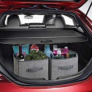 InterDesign Aldo Fabric Closet Storage Organizer Cube for Toys, Sweaters, Accessories - Gray