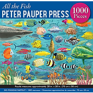 PETER PAUPER PRESS All The Fish 1000 Piece Jigsaw Puzzle