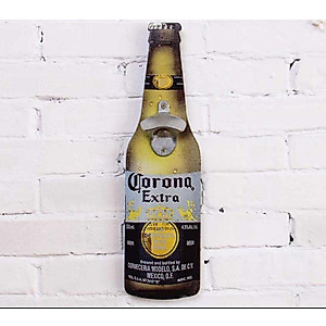 Gifts for Men Dad, Wall Mounted Magnetic Beer Bottle Opener, Christmas Day Stocking Stuffers Anniversary Birthday Gift for Him Husband Grandpa, (Cola)