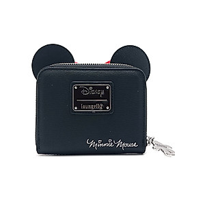 Loungefly X LASR Exclusive Disney Minnie Mouse Dress Zip Wallet - Fashion Cosplay Disneybound Cute Wallets