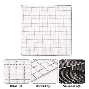 Lineslife Stainless Steel 304 Fastfold Camping Oven with 3 Tier Grill, Portable Outdoor Camp Stove Oven for Propane Stove and Camping Stove, Outdoor Cooking, BBQ, Picnic