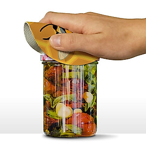 Bee on Honeycomb Round Rubber Non-Slip Jar Gripper Lid Opener