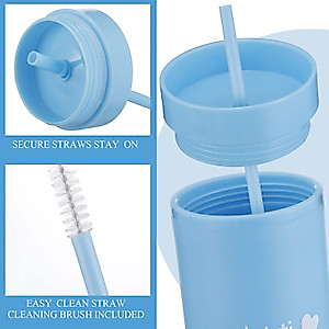 12 Pack Teacher Appreciation Gifts for Teachers Skinny Tumblers 16oz Matte Pastel Colored Acrylic Tumblers with Lids and Straws Thank You Gifts for Grad Teachers Day Birthday (Bright Colors, 12 Pack)