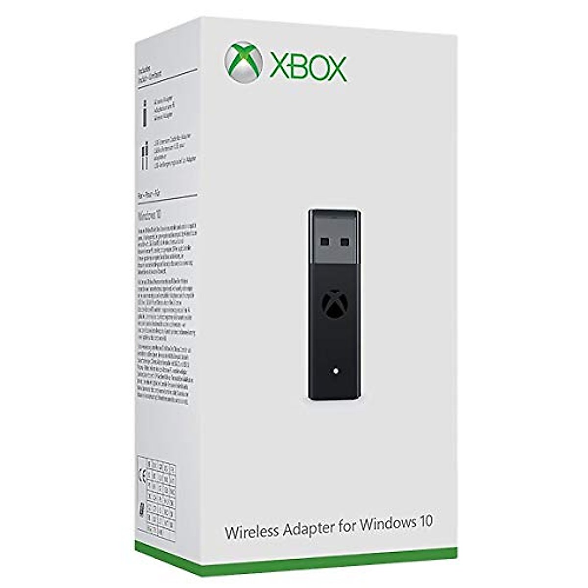 Microsoft Xbox Wireless Adapter for Windows 10 - Play Games Using Xbox Wireless Controller - Wireless Stereo Sound Support - Connects up to 8 Controllers at Once
