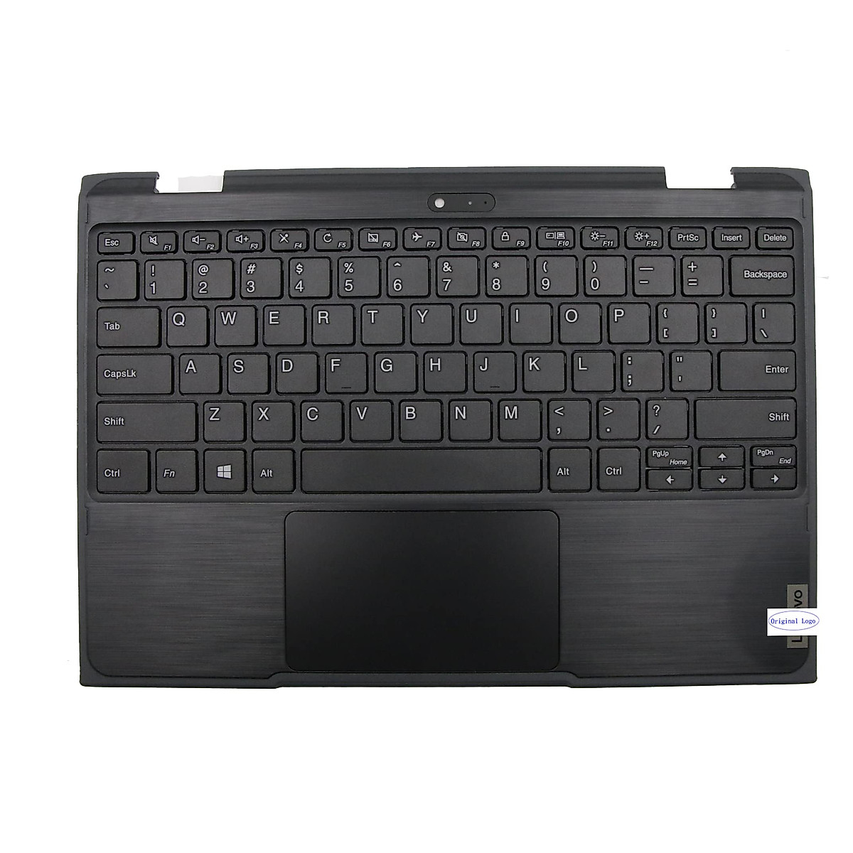 Original New Laptop for Lenovo 300e Windows 2nd Gen Upper Case Keyboard Palmrest with Touchpad 5CB0T45087
