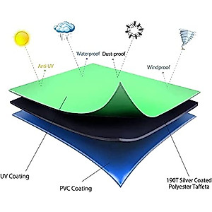 KFJZGZZ Swing Canopy Replacement Porch Top Cover,Universal Garden Swing Seat Canopy Replacement Waterproof 2 & 3 Seater Outdoor Patio Hammock Cover Sun Shelters UV Protection