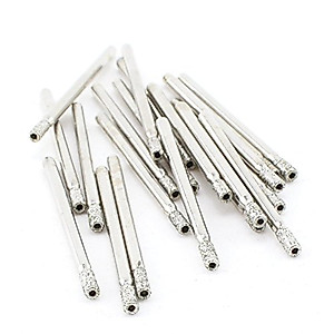 JINGLING 2.5mm 3/32" inch Diamond Small Drill Bit Hole Saw Masonry Tools for Glass Tile Stone Pack of 20Pcs