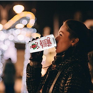 BESLKB Christmas Gifts for Women-20 oz Stainless Steel Insulated Travel Tumbler Coffee Mug Cup-Funny Christmas Gifts for Mom, Dad, Son, Daughter, Women, Men (Candy Cane)