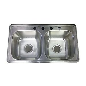 33" X 19" X 8" Extra Deep Mobile Home Kitchen Sink