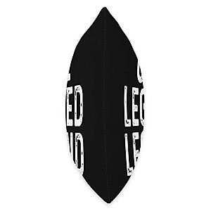 Funny Leg Amputee Gifts One Legend Leg Amputee Prosthetic Funny Humor Throw Pillow, 18x18, Multicolor