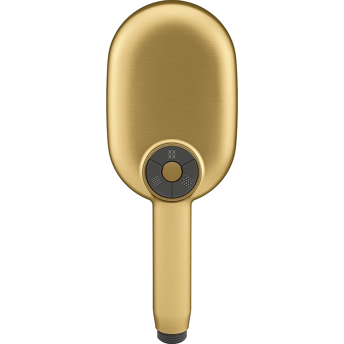 KOHLER 26284-G-2MB Statement Oblong MULTIFUNCTION HAND SHOWER, Maximum Spray Performance& 3 Spray Experiences, Vibrant Brushed Moderne Brass, 1.75 GPM