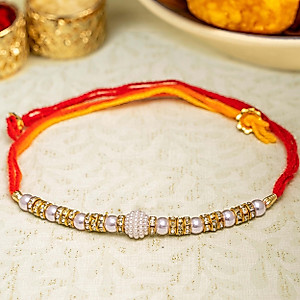 TIED RIBBONS Rakhi for Brother with Gift Set | Bhai Rakhi | Coffee Mug (10 Oz) | Mini Card - Raksha bandhan Rakhi Bracelet for Brother Rakhi for Bhaiya | Bro Rakhi Thread | Rakhi Set