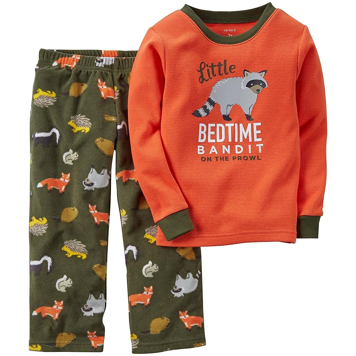 Carter's Baby Girls' 2 Piece PJ Set (Baby) - Animals - 12 Months