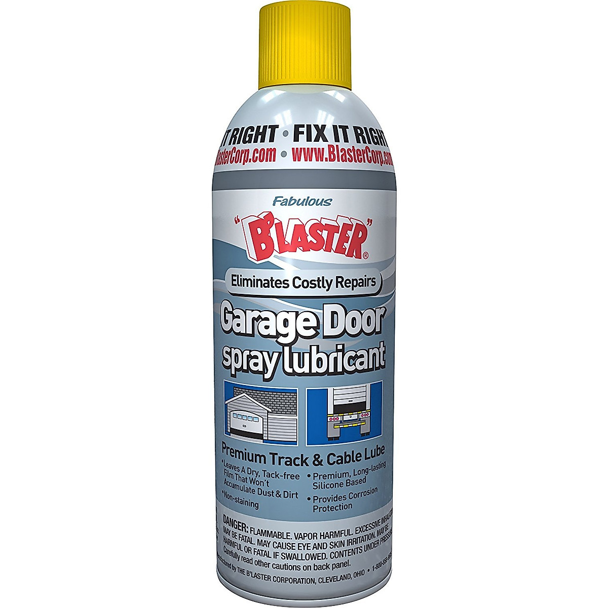 Blaster Silicone Garage Door Lubricant