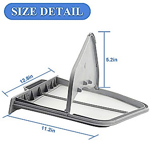 DC97-16742A Dryer Lint Trap Filter Replacement for Samsung Dryer with Flap Upgraded Stainless Steel Screen, Replaces AP5306681 PS4221839 DC61-03048A DV45H7000EW/A2 DV48H7400EW/A2 by APPLIANCEMATES