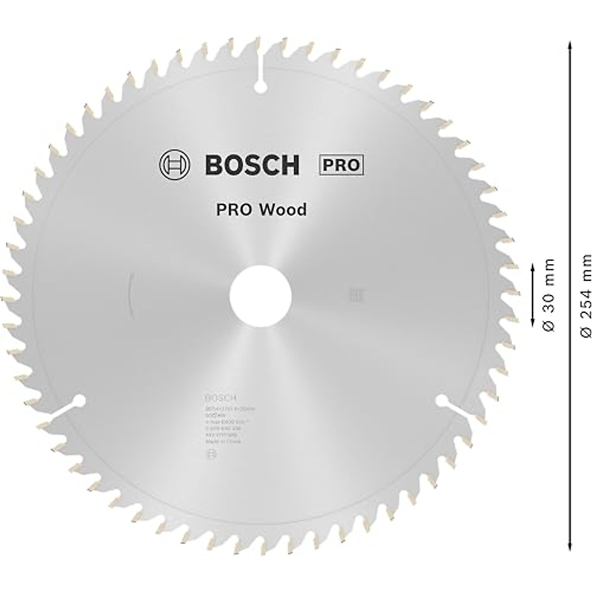 Bosch 2608640436 Circular Saw Blade "Top Precision" Opwob 10inx30mm 60T