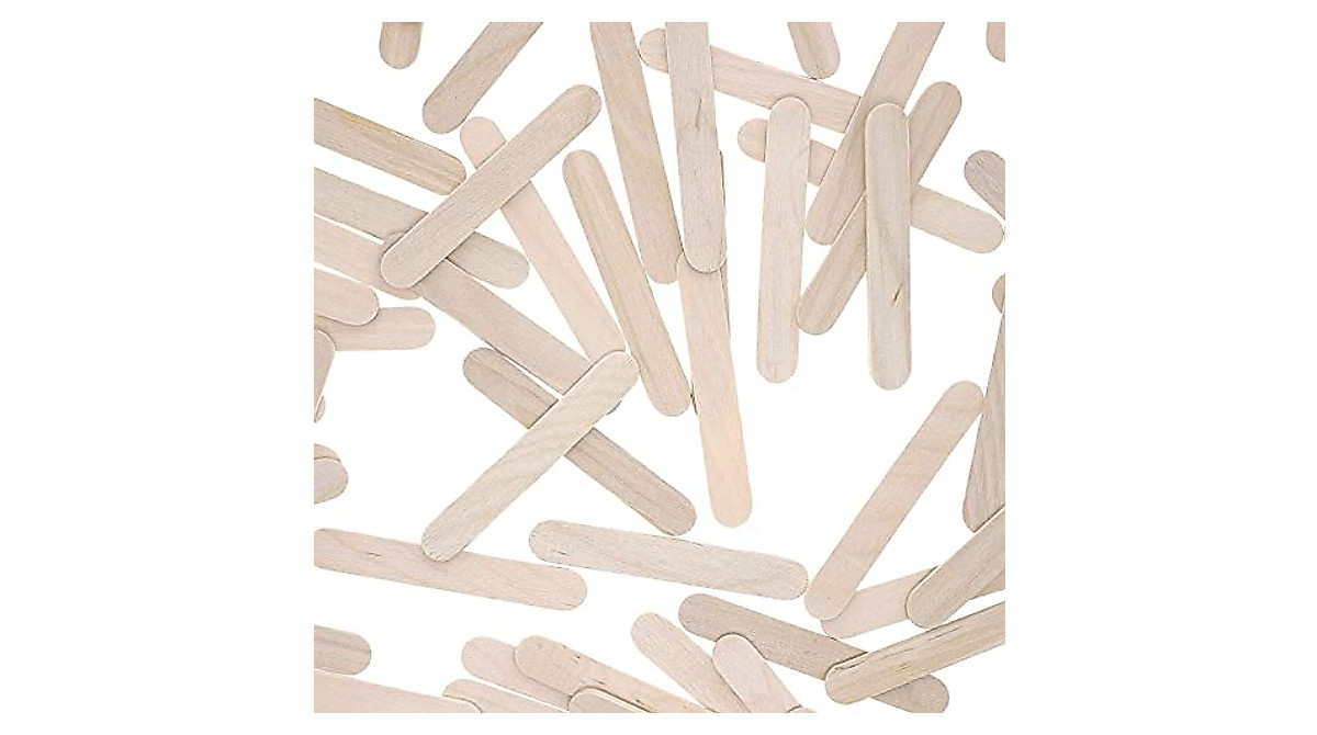 300 Small Wooden Craft Sticks for DIY Projects