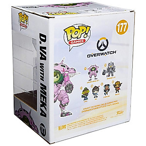 Funko POP Games: Overwatch D.VA & Meka 6" POP and Buddy Toy Figure, 36 months to 1200 months