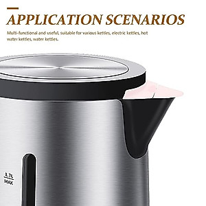 OSALADI Glass Tea Kettle Spout Cap 4 Pcs Kettle Dust Cover Glass Kettle Glass Electric Kettle Glass Coffee Pot Teapot Spout Cap Juice Spout Cover Teapot Mouth Cover Kettles Supply