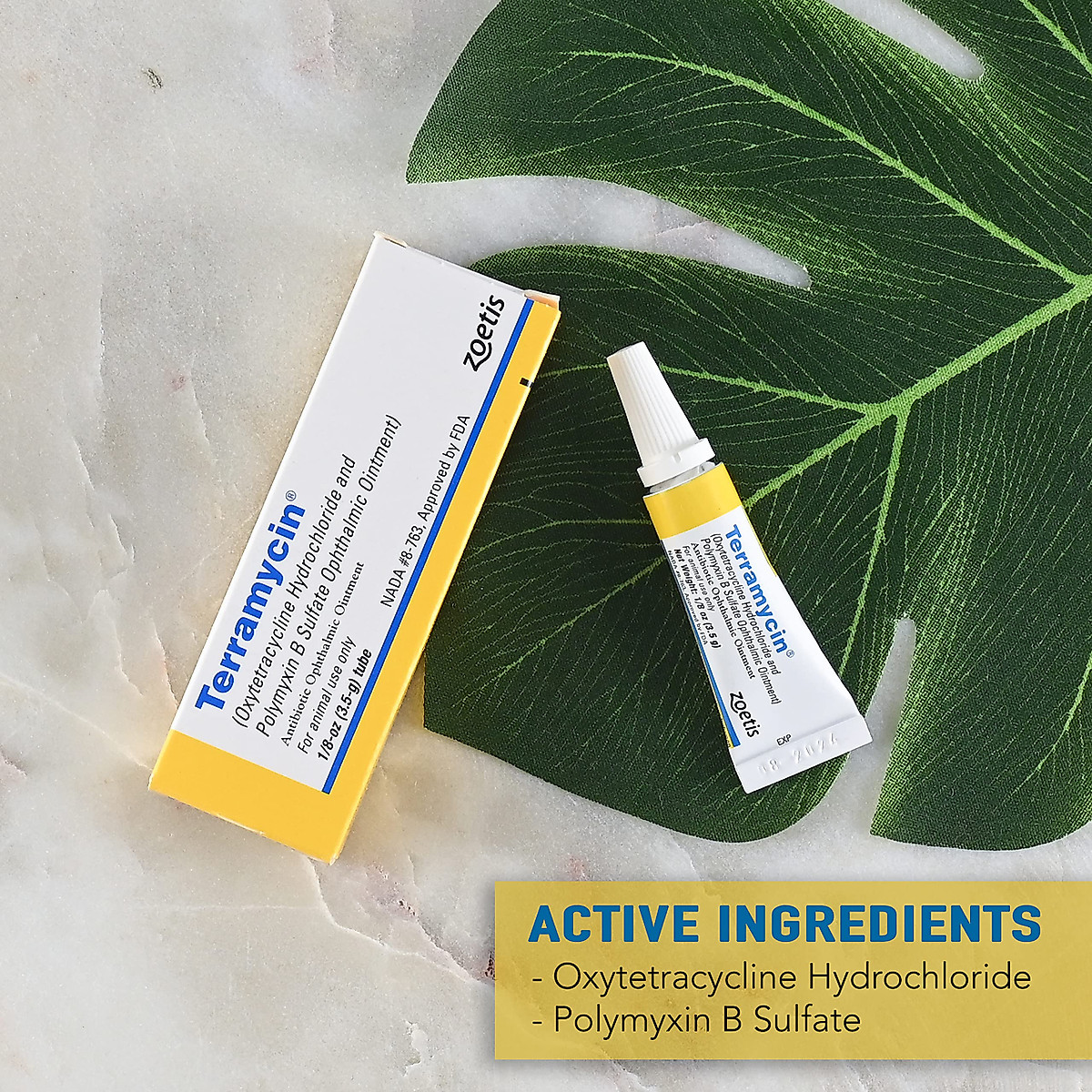 TERRAMYCIN + BUNKERBOX |Antibiotic Eye Ointment w/ Metal Box Bundle - 3.5g Tube | Infection Treatment for Dogs, Kittens, & Horses Shipped in Metal Box