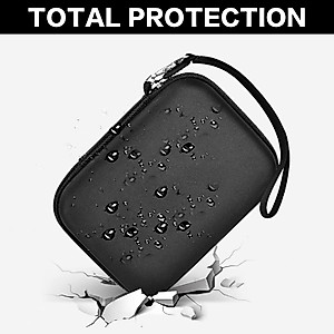 Case for Wahl Professional Peanut Clipper/Mens Trimmer #8655-200, 8685, 8655-200, 8663, 8031, 8035, Hair Dog Clippers Guard Holder Barber Storage Organizer Box for Men, Bag Only-Black