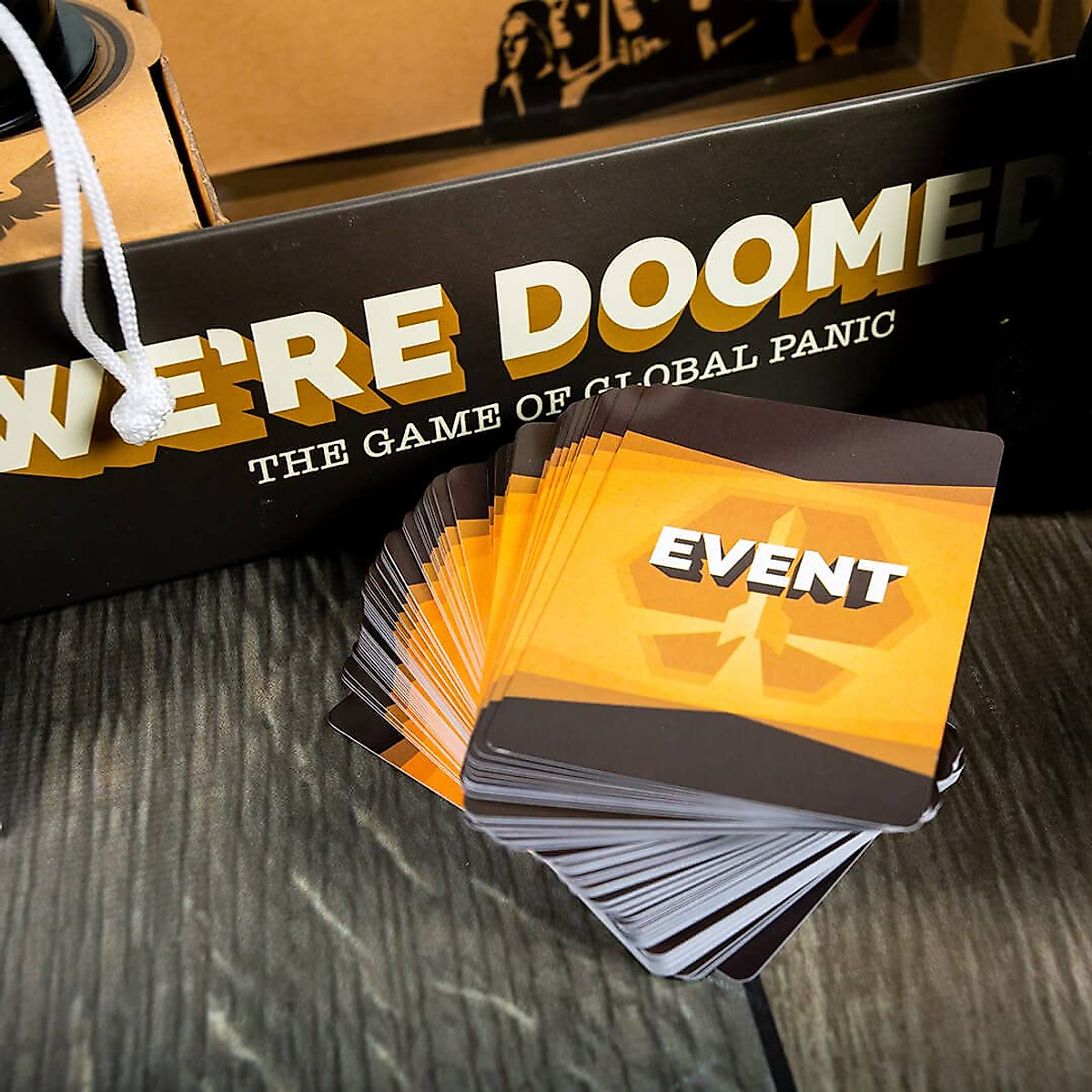 We're Doomed! - Apocalypse Survival Board Game - Cooperative Strategy for 4-10 Players - 15-Minute Race to Escape - Ideal for Competitive Game Nights & Group Gatherings