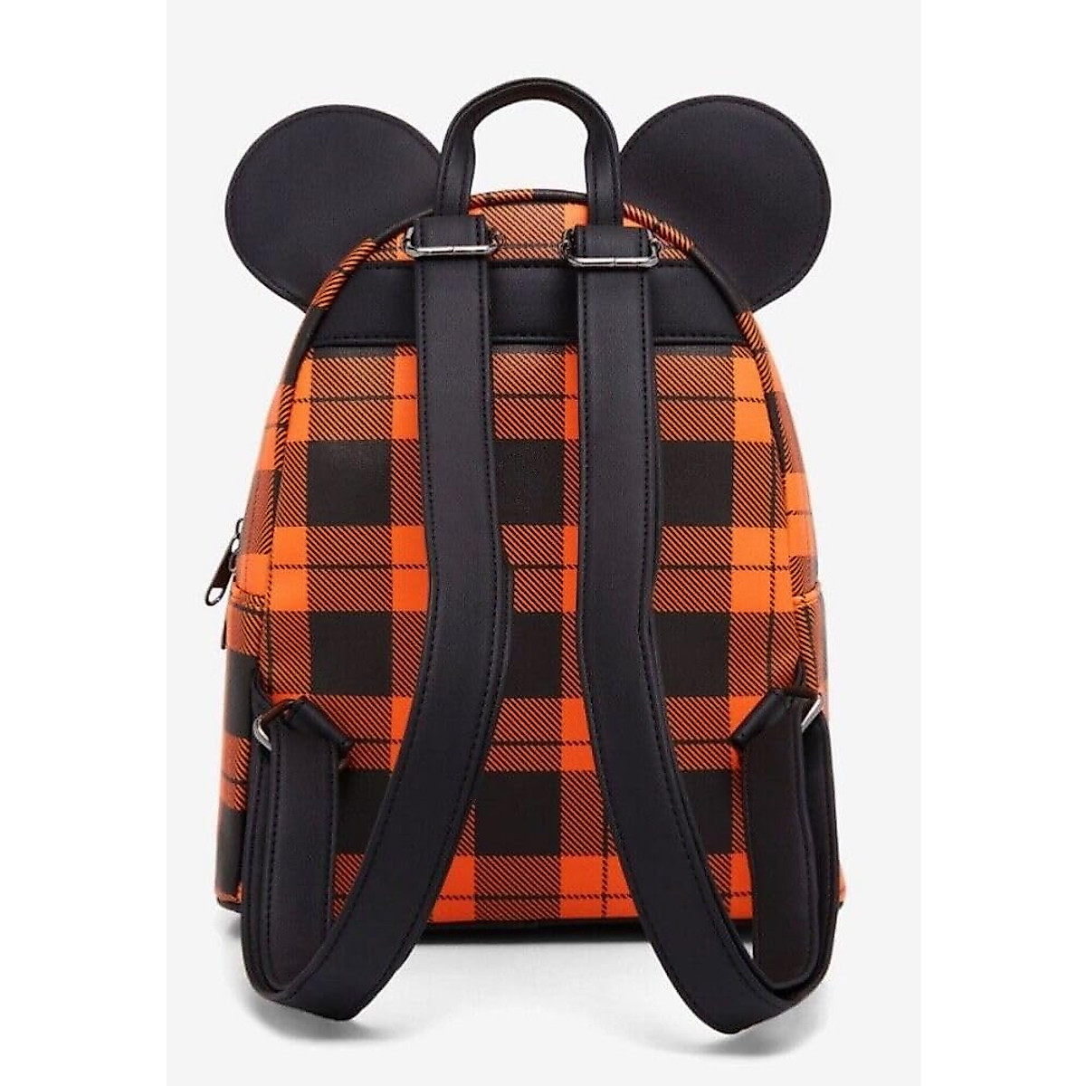 Loungefly Disney Halloween Plaid Mickey Mouse Ears Mini Backpack