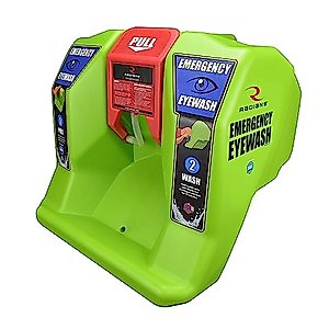 VisionAid Radians Emergency Eyewash Station REW01116, Hi-Viz Green, 16 gallon
