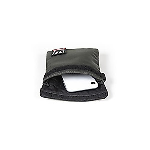 DIME BAGS Omerta Capo Carbon Filter Pouch Dual Velcro Seal | Carbon-Lined Pouch with Activated Carbon Technology (6 Inch, Black)