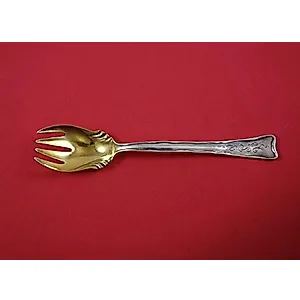 Lap Over Edge Plain by Tiffany and Co Sterling Silver Ice Cream Fork GW Ruffled
