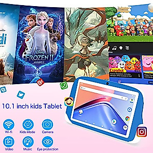ATOZEE 8 Inch Kids Tablet, Android 11 Toddler Tablet, 32GB ROM+2GB RAM, Quad-core Processor, 1280x800 IPS HD Eye-Care Touchscreen, 8MP Camera Tablets PC with Silicone Case