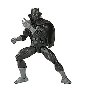 Marvel Legends Series Classic Comics Black Panther 6-inch Action Figure Toy, 2 Accessories, 1 Build-A-Figure Part