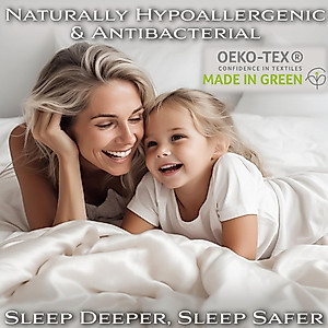 Lunar - 100 Percent Rayon Derived from Bamboo - 400 Thread Count, Eight Corner Ties, Breathable & Soft as Silk- Ideal Duvet Cover for Hot Sleepers