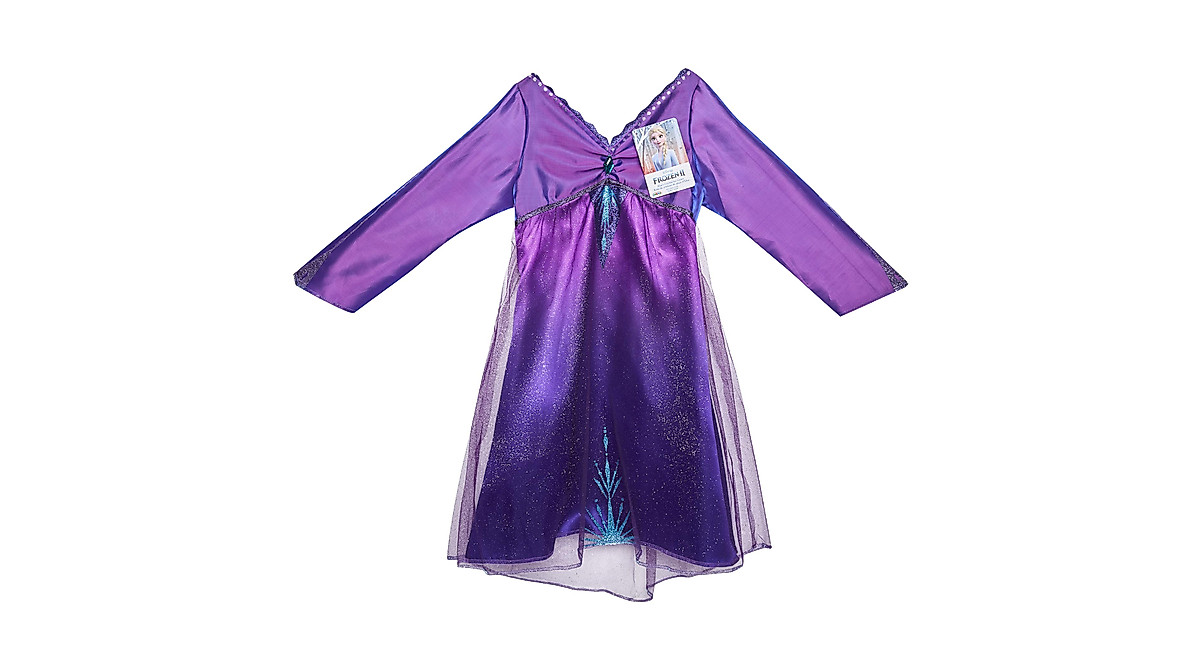 Disney Frozen Elsa Purple Role-Play Dress for Kids 4-6x