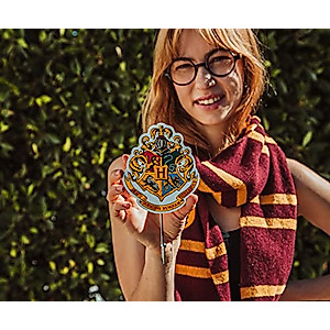 Harry Potter Icons Die-Cut Coat Hanger Wall Hooks, Set of 3 | Ready To Mount Decor, Storage Rack Organizer For Hanging Jackets, Hats, Purses