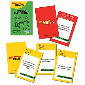 Relative Insanity — Family Gatherin' — Laugh-Out-Loud Party Game All About Family — Ages 14+