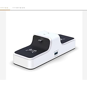 PS5 Controller Charger, PS5 Wireless Charger Dual USB Fast Charging for Sony Playstation 5/ PS5 / Pro /PS5 Slim Controller, Charging Station with LED Indicator for DualShock 5 Dual Charger Also charges your phone.
