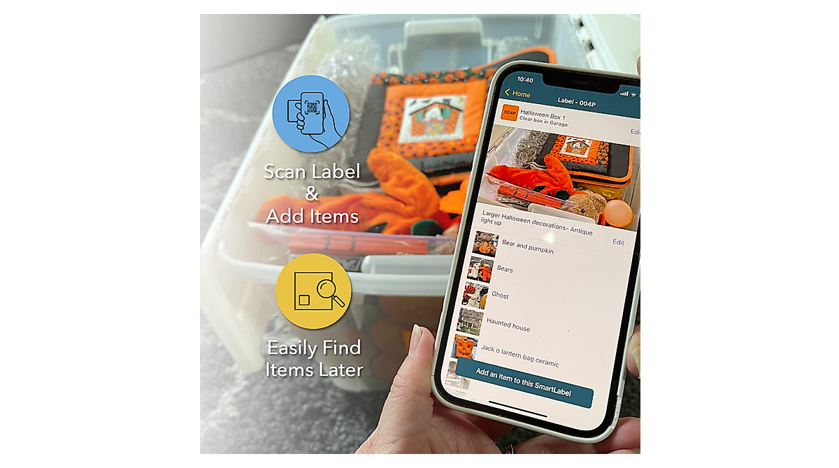 QR Code Smart Labels for Easy Storage & Moving Management