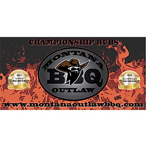 MONTANA OUTLAW Black Pepper, Salt and Paprika Beef Rub 7 oz.