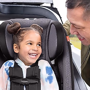 Diono Radian 3RXT Special Edition Slim Fit 3 Across All-in-One Convertible Car Seat, Rear Facing, Forward Facing and High Back Booster, Gray Stone